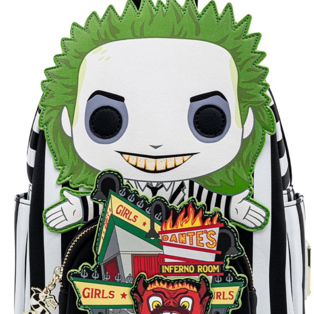 Beetlejuice Inferno Loungefly Backpack - Gem